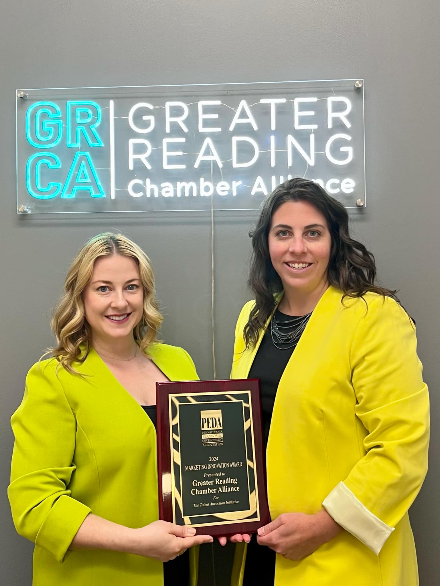 GRCA wins PEDA marketing award - Greater Reading Chamber Alliance